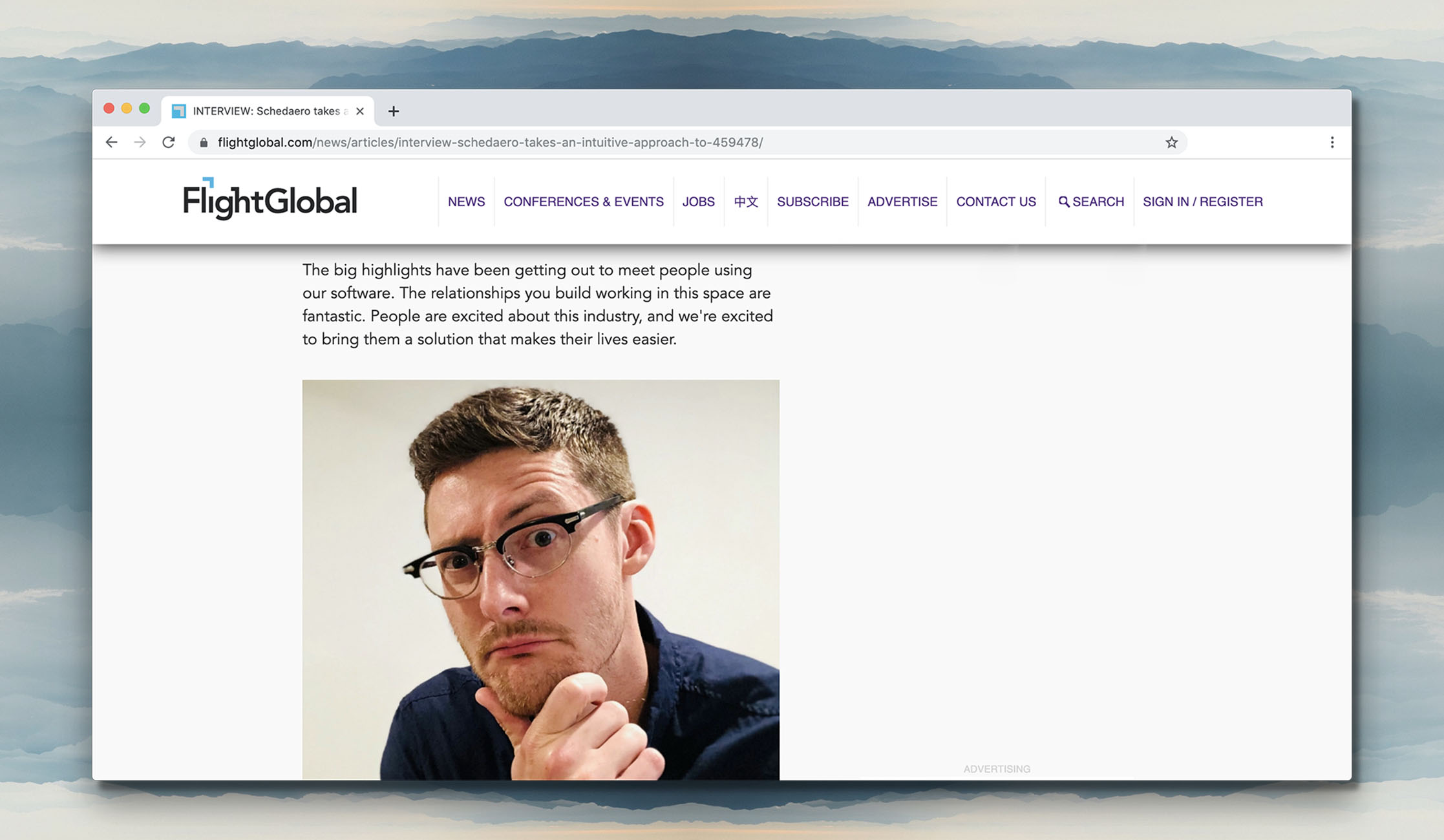 Stephen Ellis talks Schedaero UX | Schedaero